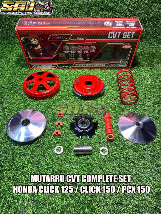 MUTTARU CVT SET HONDA CLICK 125 / CLICK 150 / PCX 150 COMPLETE CVT SET ...