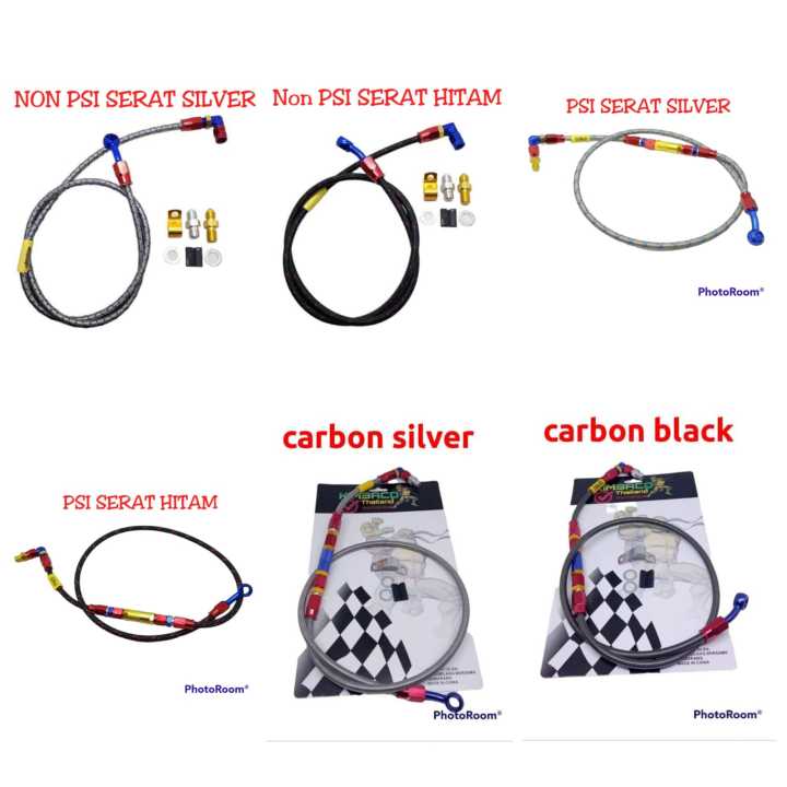 Selang Rem depan SERAT PSI Slang rem depan 95 CM IMPORT UNIVERSAL Beat ...