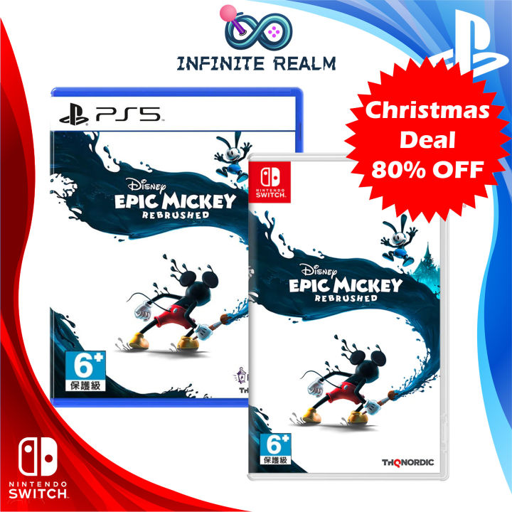 PS5 & Nintendo Switch Disney Epic Mickey Rebrushed | Lazada Singapore