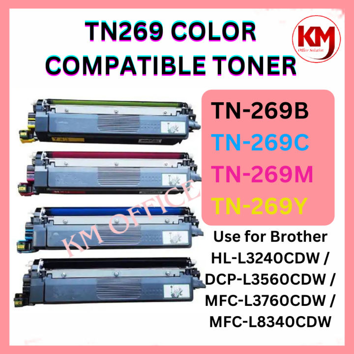 Compatible Toner To Brother TN-269 TN269XLCyan Magenta Yellow Black Compatible Colour Toner ...