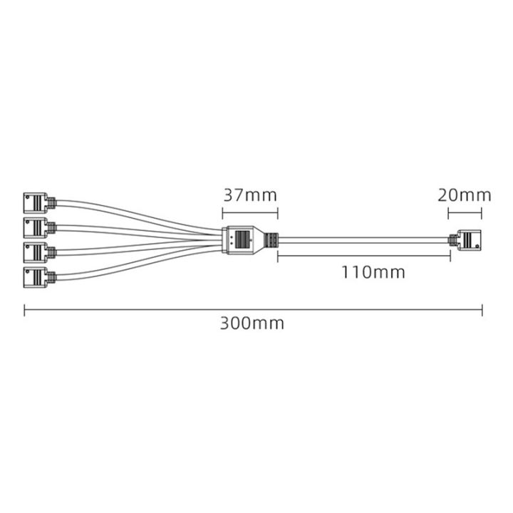 [LA0V]5V 3-Pin Extension Cable for Computer Motherboard Cable ...