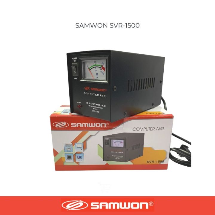 Samwon SVR-1500W Computer Automatic Voltage Regulator | Lazada PH
