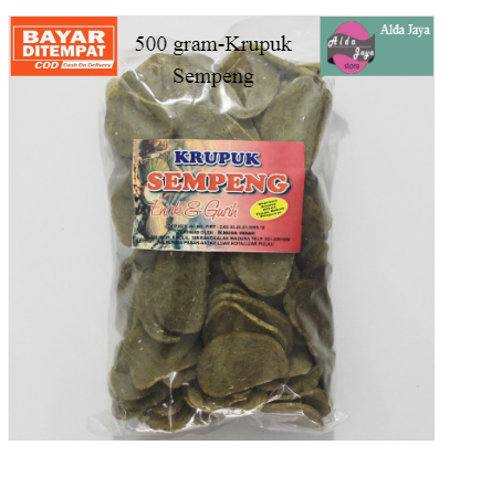 Krupuk Sempeng Mentah 500 gram olahan krupuk Kerang madura rasa Gurih ...