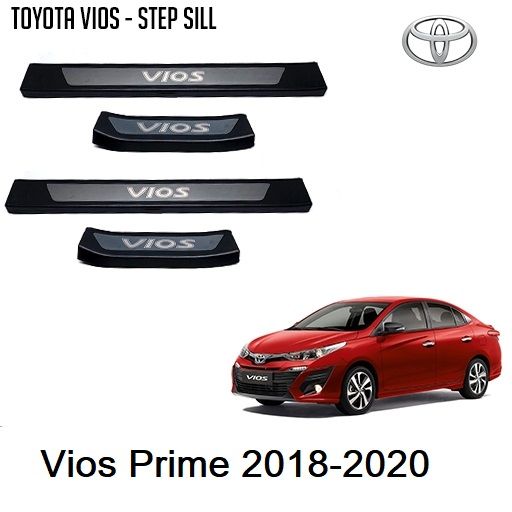 Toyota Vios Gen4 2018-2020 Side Step Sill Door Scuff Plate | Lazada PH