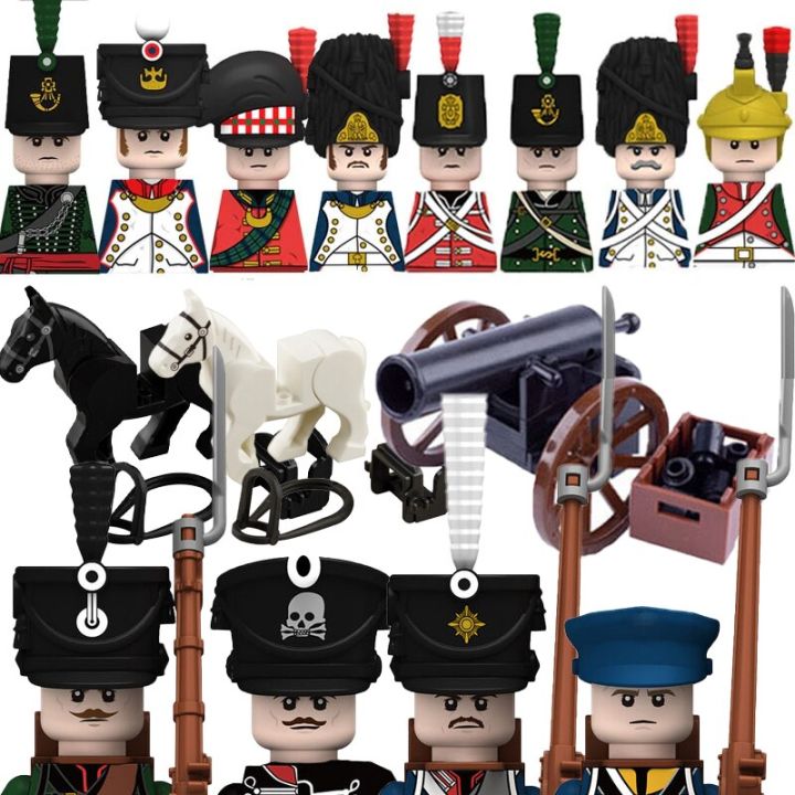 Napoleonic Wars Building Blocks WW2 Military Soldiers Figures Parts ...