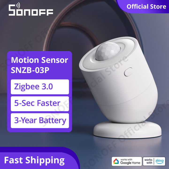 SONOFF SNZB-03P Zigbee 3.0 Motion Sensor Wireless Detector Smart Human Movement Sensor Faster ...