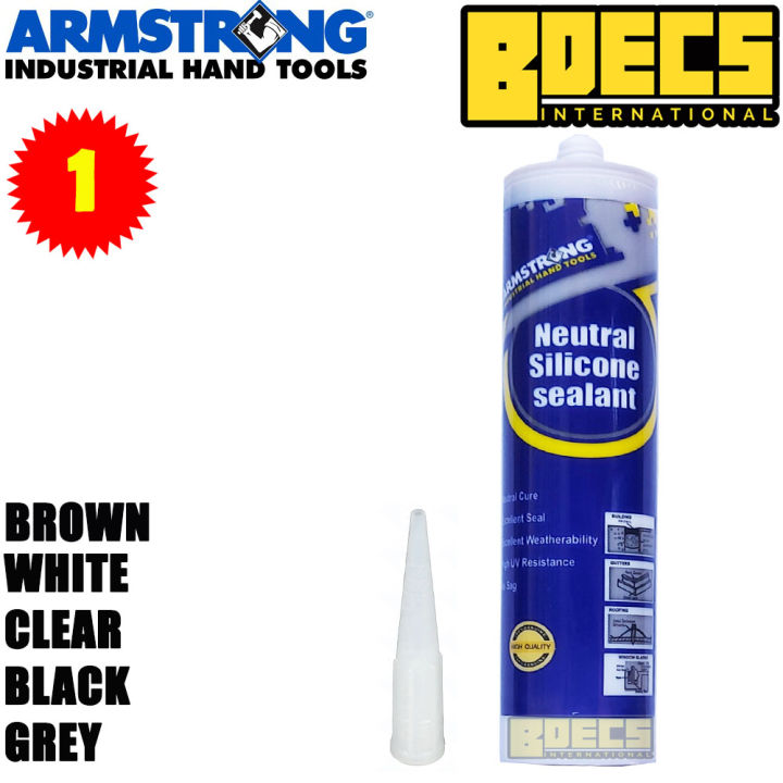 Armstrong Silicone Sealant Antibacterial High Quality Quickdry 300ml I ...
