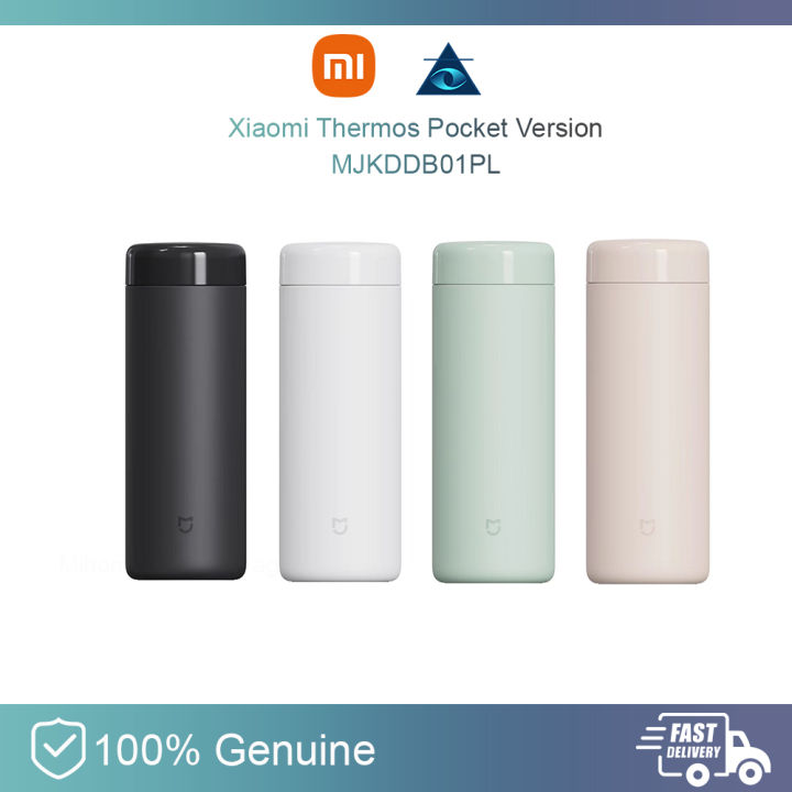 Xiaomi Mijia Thermos Thermal Pocket Version Vacuum Flask Cup 350ml Stainless Steel 316L ...