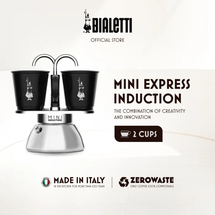 Bialetti Mini Express Induction Coffee Pot Coffee Maker Moka Express ...