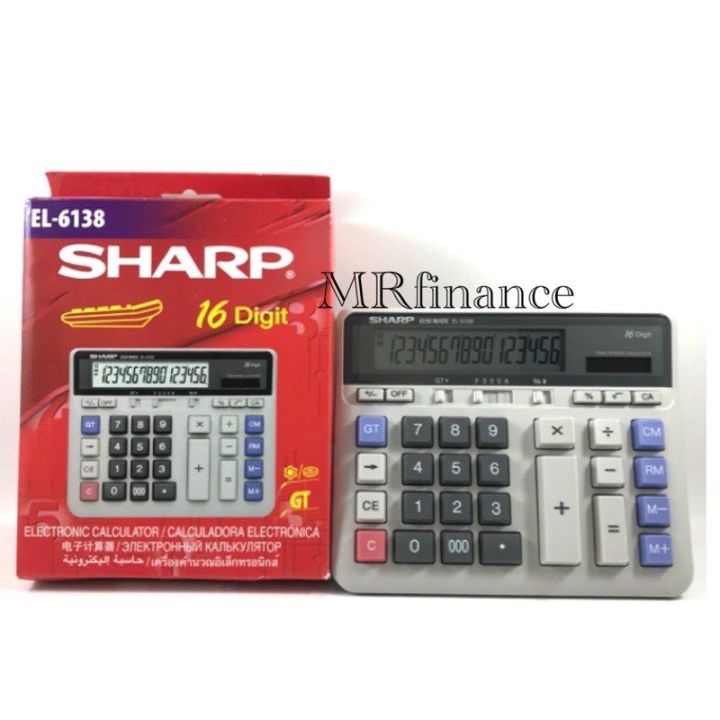 Sharp EL-6138 หน้าจอ 16 หลัก ของใหม่ ของแท้ | Lazada.co.th