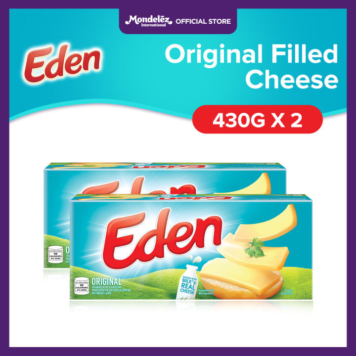 Eden Original - Processed Filled Cheese 430g with Milk Vitamins A & B2 ...