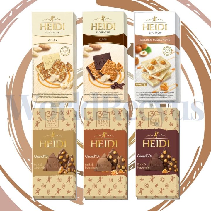HEIDI GRAND’OR Chocolate 100g มี 6 รสชาติ สินค้าจากสวิตเซอร์แลนด์ ...