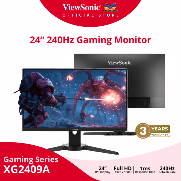 ViewSonic Gaming Monitor XG2409A / 24" Full HD / IPS / 240Hz / 1 ms (จอ ...