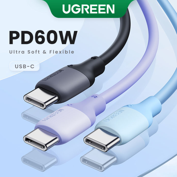 UGREEN PD 60W Fast Charger Cable Ultra Soft cable for Samsung galaxy ...
