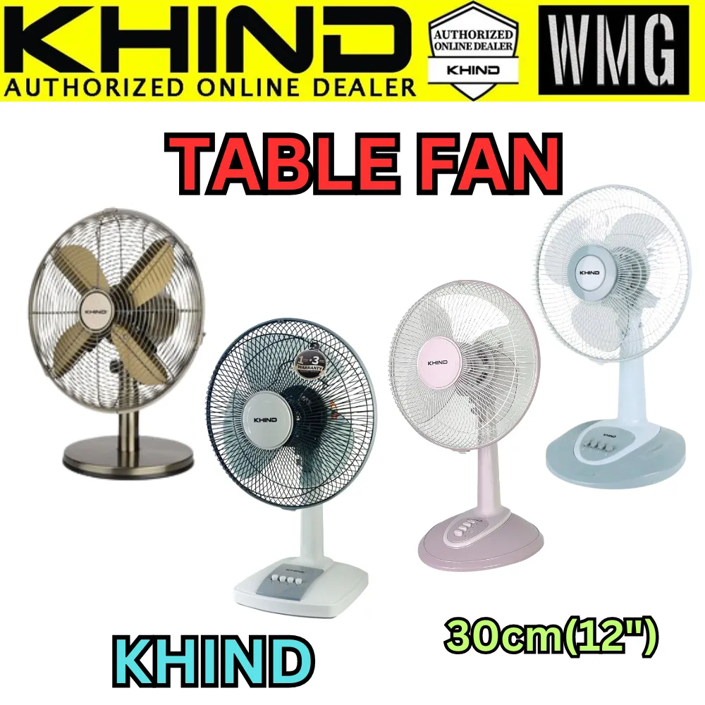 KHIND TABLE FAN 12/14/16" | Lazada