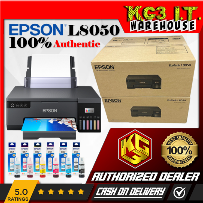 Epson EcoTank L8050 Ink Tank Printer (Print, Ink Tank System, A4, 057 ...