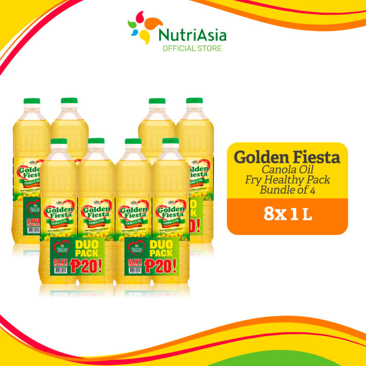 UFC Golden Fiesta Canola Oil Fry Healthy Pack Bundle of 4 | Lazada PH