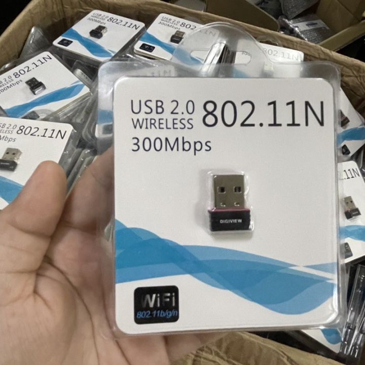 RTL8188 USB WiFi Adapter 300Mbps Nano Mini Size USB 2.0 Wireless ...