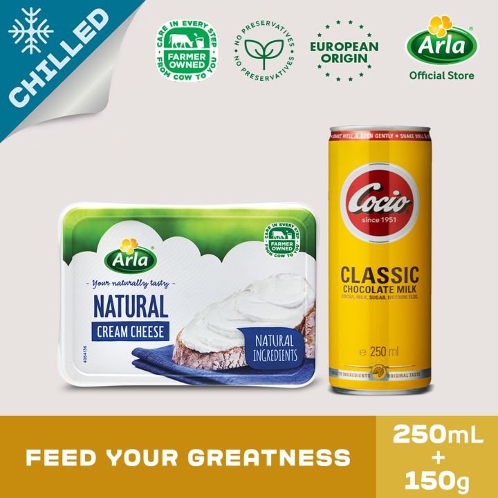 Cocio Classic in Can 250ml and Arla Cream Cheese Plain 150g Bundle | Lazada PH
