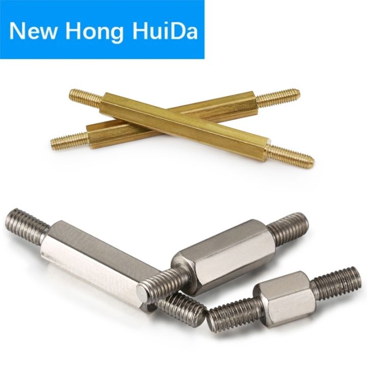 M2 M2.5 M3 M4 M6 Hex Standoff Copper Column Spacer Double Head ...