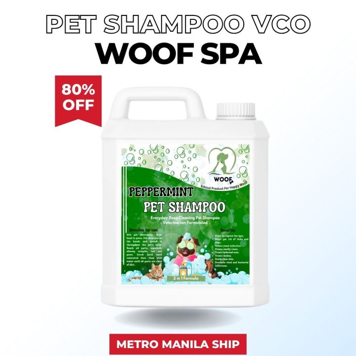Woof Spa, Madre De Cacao Shampoo 3 in 1 - With Conditioner 1 Liter ...