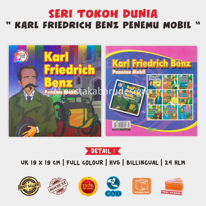 Seri Tokoh Dunia Karl Friedrich Benz Penemu Mobil - TK dan PAUD ...