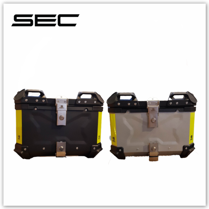 BSEC 05273 | 45L SEC Alloy Box Series 28 - Galaxy JF (Silver / Black ...