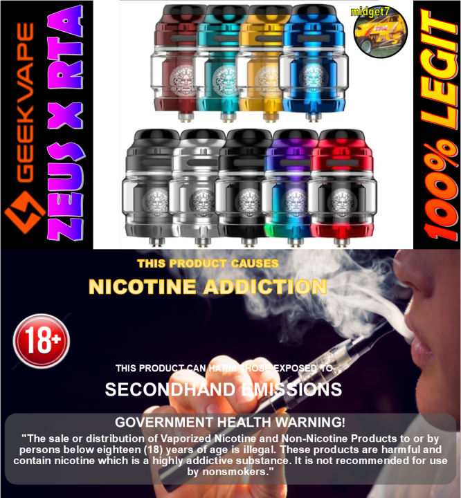 GeekVape Zeus X RTA (25mm) | Lazada PH