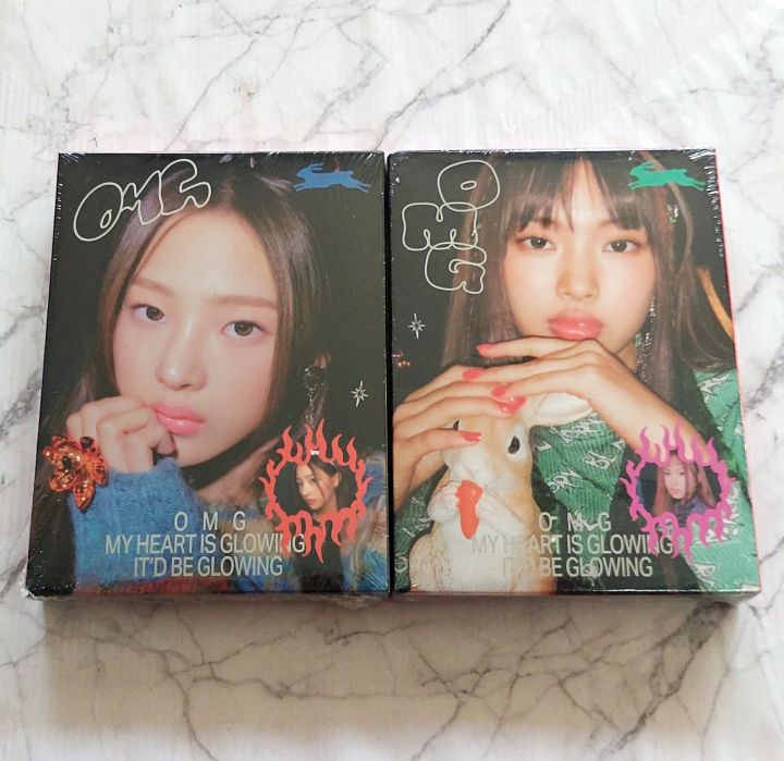 อัลบั้ม Newjeans - OMG Album เวอร์ Message Card ปก Minji Hyein ของใหม่ ...