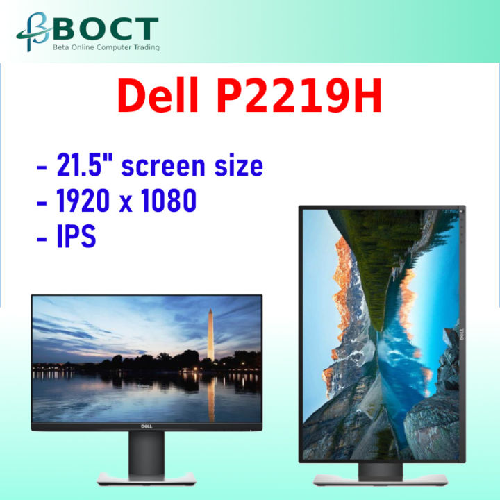 Refurbished Dell P2219H / 21.5" Screen Size / Full HD / IPS / HDMI ...
