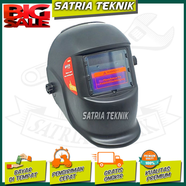 KEDOK LAS MURAH SEPERTI XENON REDBO DECO MOLLAR HELM AUTO DARKENING ...