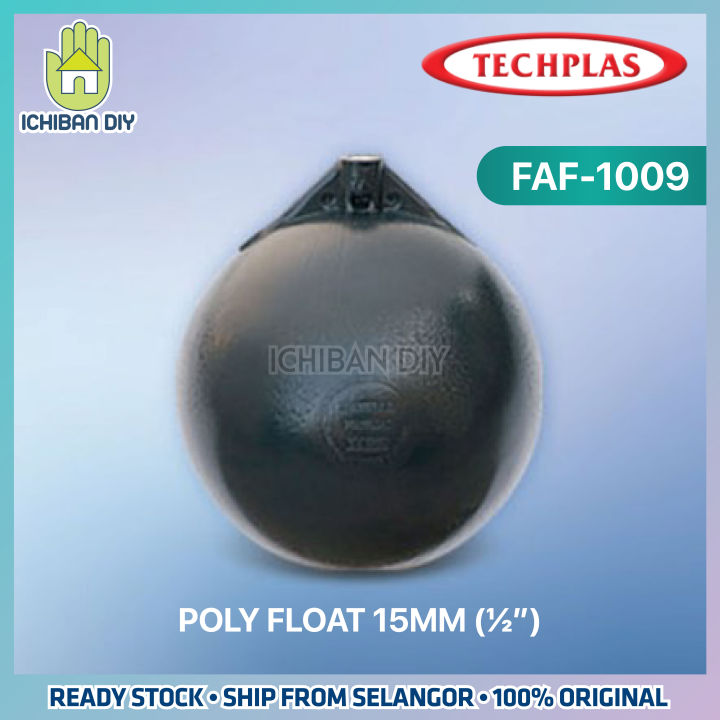 TECHPLAS FAF-1009 Poly Float Ball Valve Replacement Internal Spare Part ...