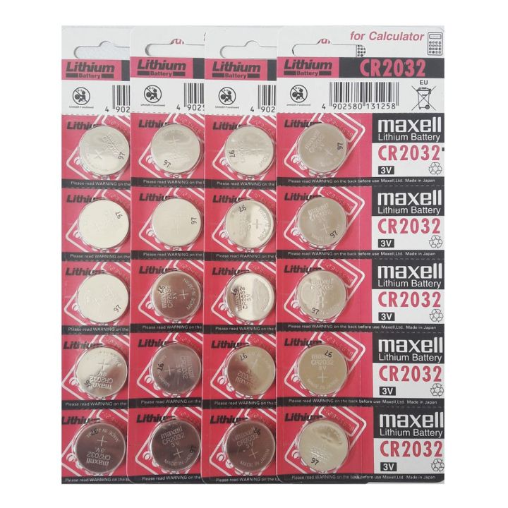 KARUNIA JAM - BATERAI MAXELL CR2032 ORIGINAL BATERAI KALKULATOR BATERAI ...