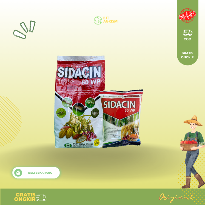 SIDACIN 50wp 100gr 500gr RACUN HAMA INSEKTISIDA mipcin | Lazada Indonesia