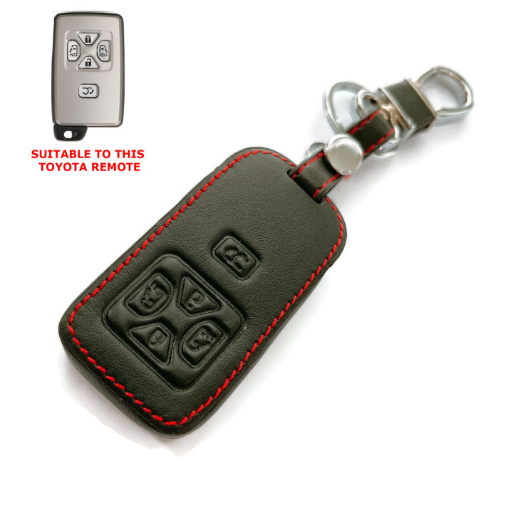 MOOGU Toyota Alphard / Vellfire / Estima Keyless Remote Car Key Leather ...