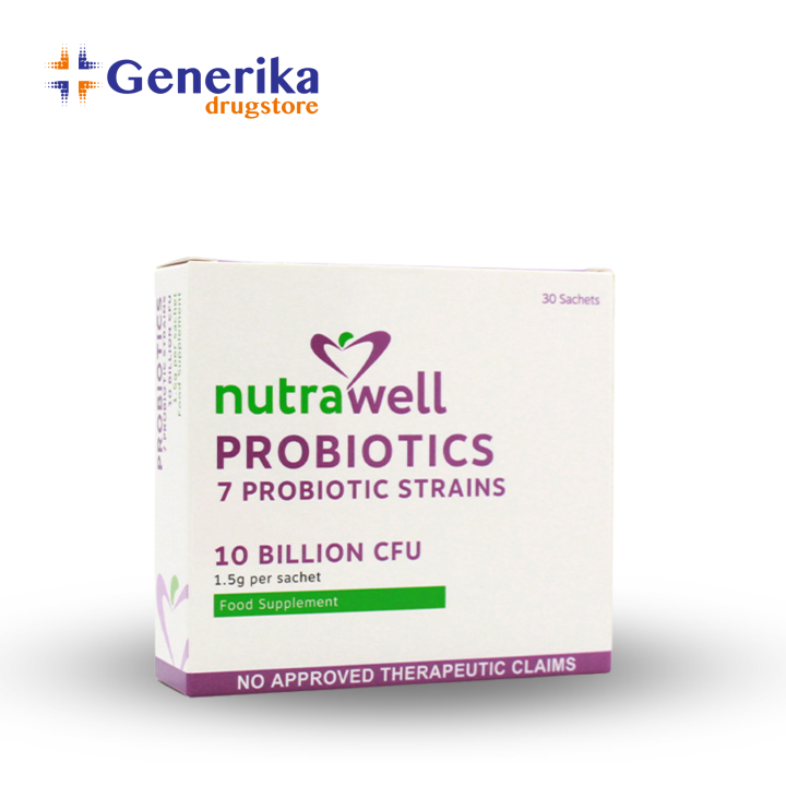 NUTRAWELL PROBIOTICS SACHET 10 BILLION CFU - 1.5G ADULT | Lazada PH