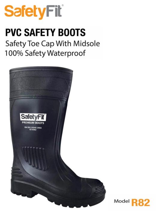 SAFETYFIT SAFETY GUM BOOTS | Lazada Singapore