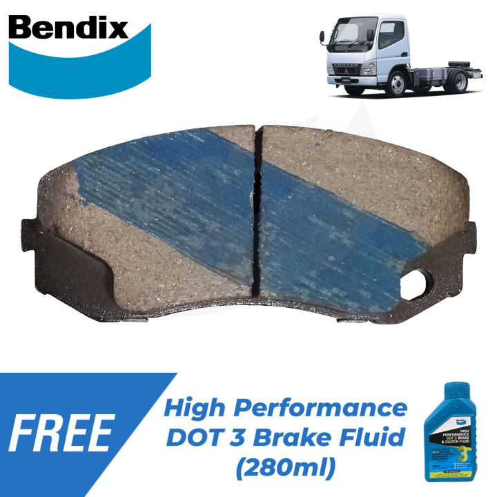 Bendix Brake Pads GCT DB2158 Front Set for Mitsubishi Canter FE8 3.0 2005-2017 | Lazada PH