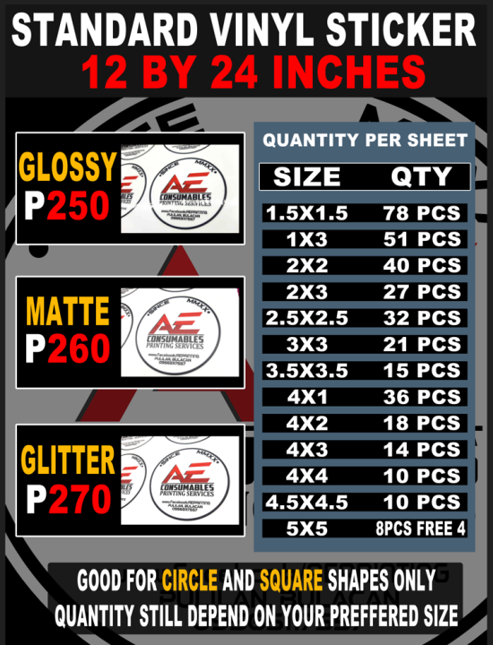 Customize Sticker for Motovlog/stickerlabel/shop sticker (Standard ...