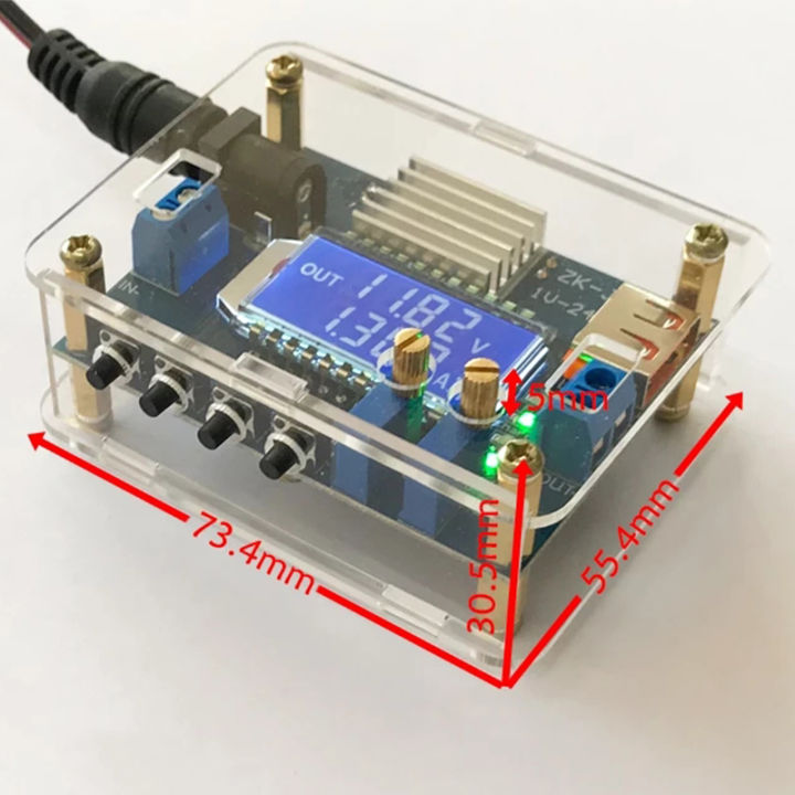 High precision DC buck converter DC power module 1-24V 3A adjustable ...