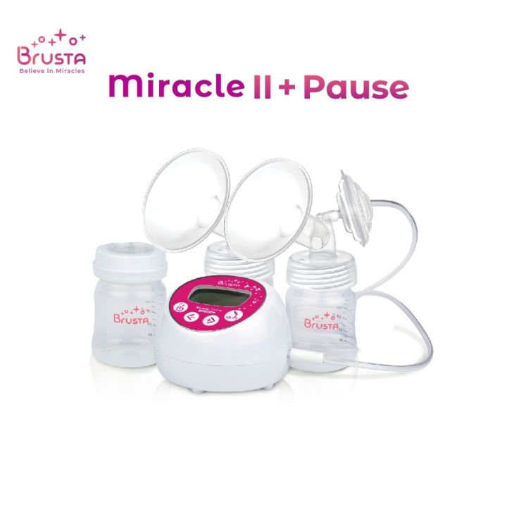 Brusta เครื่องปั๊มนม Miracle Two Plus Pause มี 4โหมด 9ระดับ | Lazada.co.th