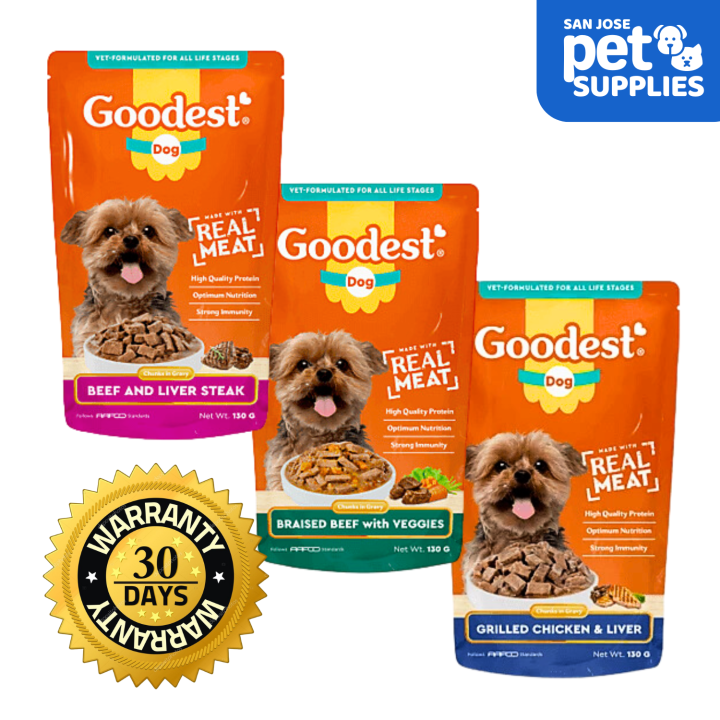Goodest Dog Chunks in Gravy 130g | Made With Real Meat | Dog Wet Food ...