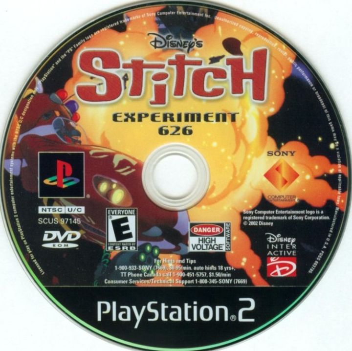 PS2 Disney's Stitch - Experiment 626 , Dvd game Playstation 2 | Lazada