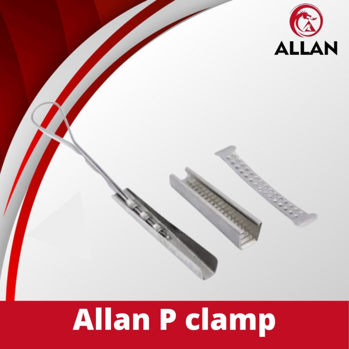 Allan FTTH Fiber Optic Drop P Clamp Suspension Wire Clamp Tensioner ...