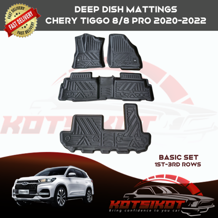 Chery Tiggo 8 / 8 Pro Premium Deep Dish Matting | Lazada PH