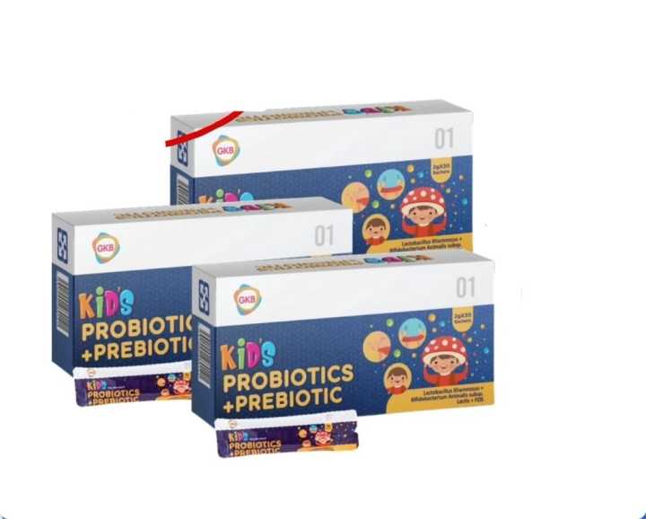 GKB KIDS PROBIOTICS + PREBIOTIC 2G 30'S [TRIPLE PACK] [EXP: 9/2025 ...