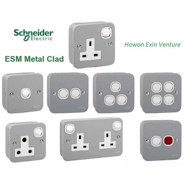 Schneider EMS Series Switches and Sockets (Metal Clad) | Lazada