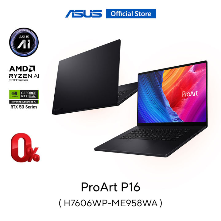 ASUS ProArt P16 OLED H7606WP-ME958WA, 16 Inch gaming and creator laptop, 60Hz 4K OLED, Touch ...