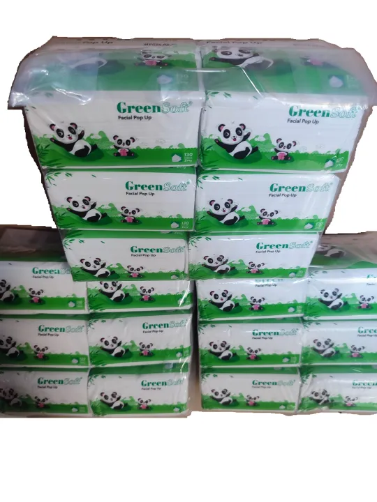 Tissue Tisu Green Soft Pop Up 130 Sheet 1 Pack Isi 6 Pcs | Lazada Indonesia