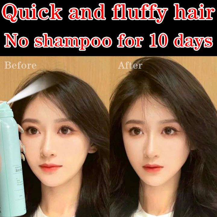 Dry Shampoo Spary Disposable Dry Hair Spray Hair Fluffy Oil Control Air ...